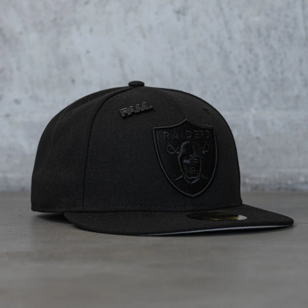 NEW ERA 59FIFTY NFL LAS VEGAS RAIDERS BLACK / GREY UV FITTED CAP